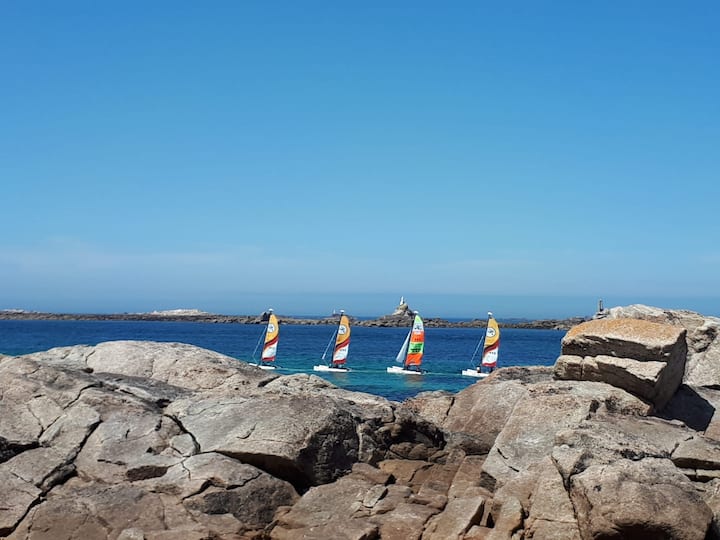 Edern – Maison Proche Mer Plourin 4ch - Porspoder