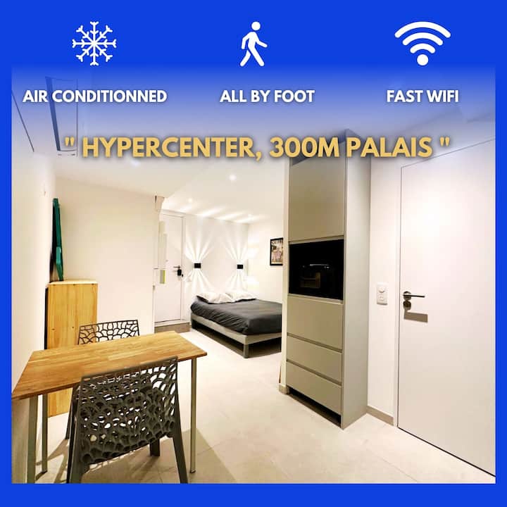 Le Piéton 002 : Clim, Central, Palais à 300m - Cannes