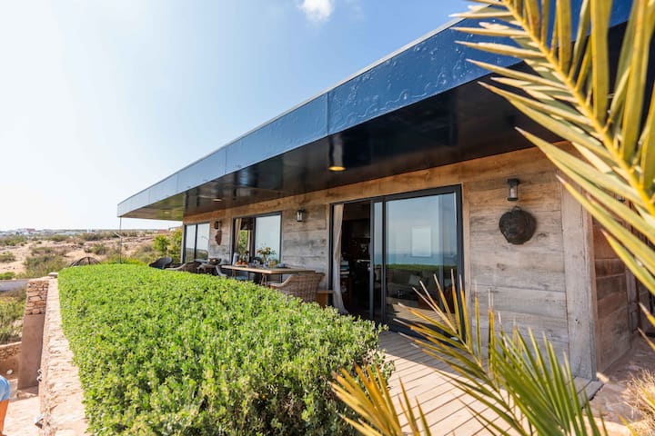 Chalet En Bois Avec Vue Sur L’océan Et Piscine - Sidi Kaouki