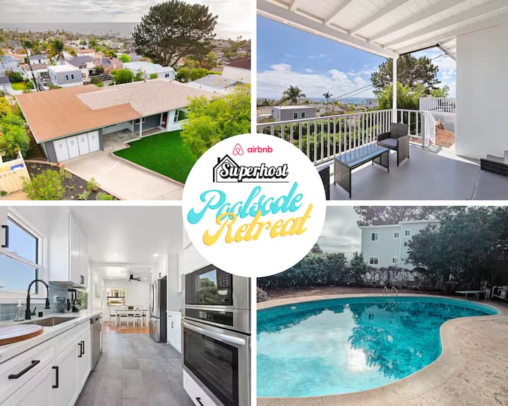 New! 8 Beds*hilltop W/ocean Views*beach*bars - San Diego