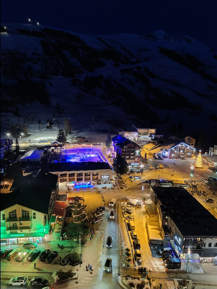 Grand Duplex Dernier éTage Centre Station - Les Deux Alpes