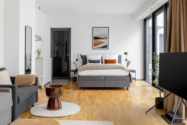 Global Living: Zentral | Terrasse |&nbsp;Küche - 奧格斯堡