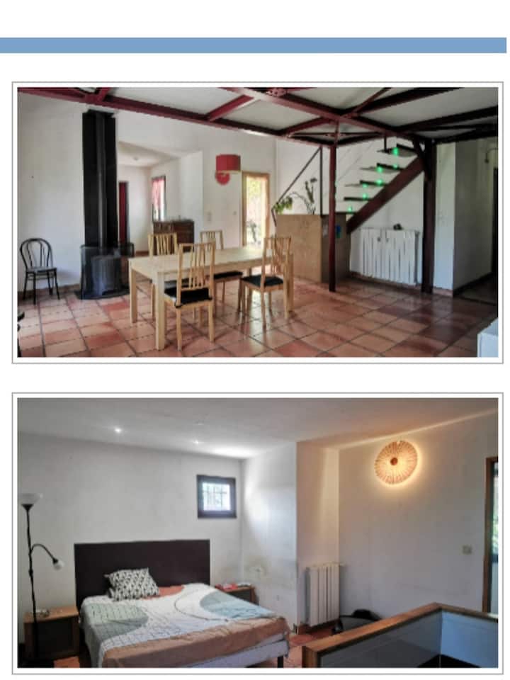 Maison Familiale Plain-pied 5 Chambres - Rochefort-du-Gard