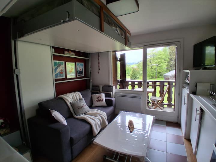 Charmant Studio Avec Balcon & Vue Montagne - Flumet