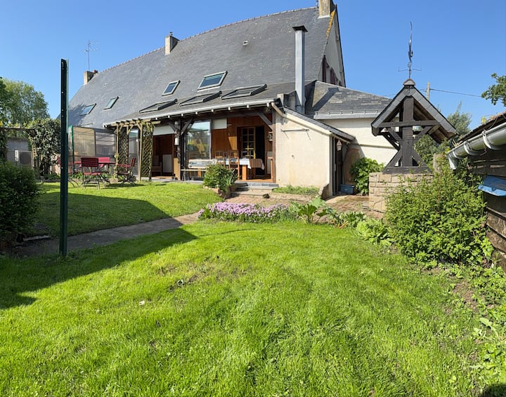 Maison Lumineuse Proche Mer - Calme Et Confort - Damgan