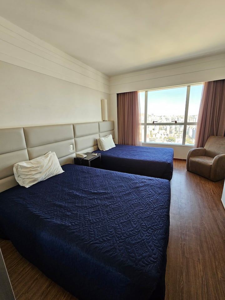 Flat Afonso Pena, Com Linda Vista Do 22° Andar. - Belo Horizonte