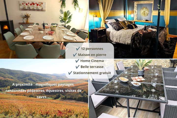 Gîte De Charme Entre Beaujolais Et Bourgogne 12 P. - Romanèche-Thorins