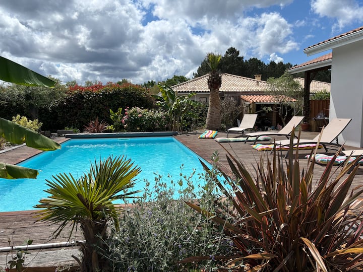 Maison Avec Piscine Et 4 Chambres - Sanguinet