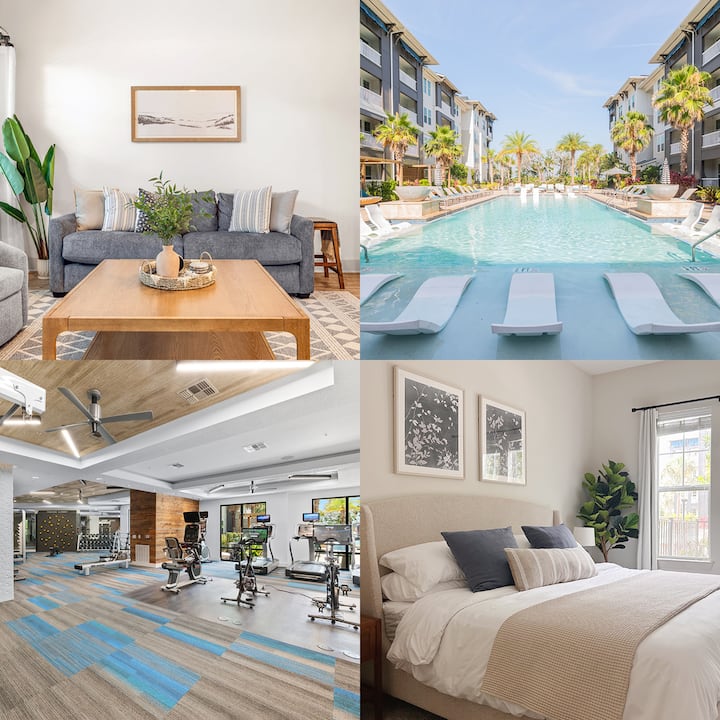 Luxury Resort Style W/ Pool & Gym Close To Beach - St. Augustine, FL