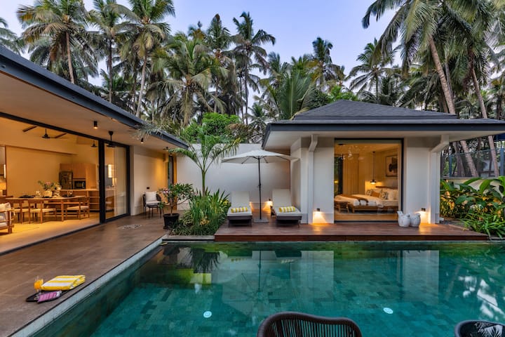 Rio Estilo 3bhk Villa, Private Pool, Near Beach - India