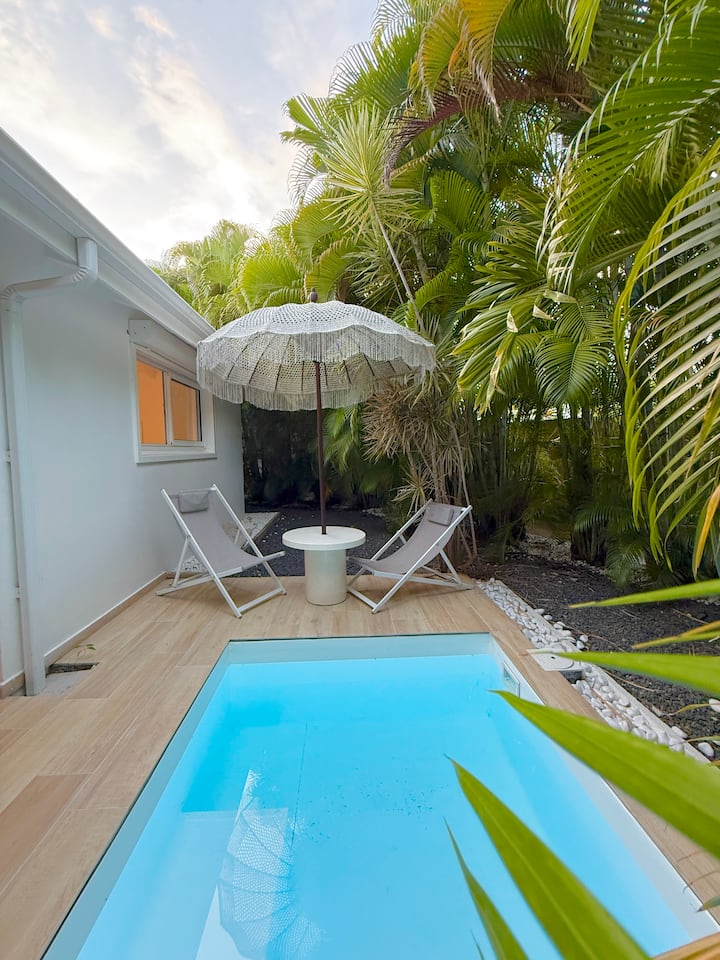 Villa Rose - Piscine & Accès Mer - Guadeloupe
