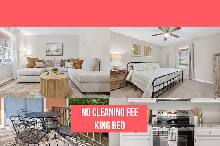 King Bed • Minutes To Fort Bragg & I95 • Patio - Fayetteville, NC