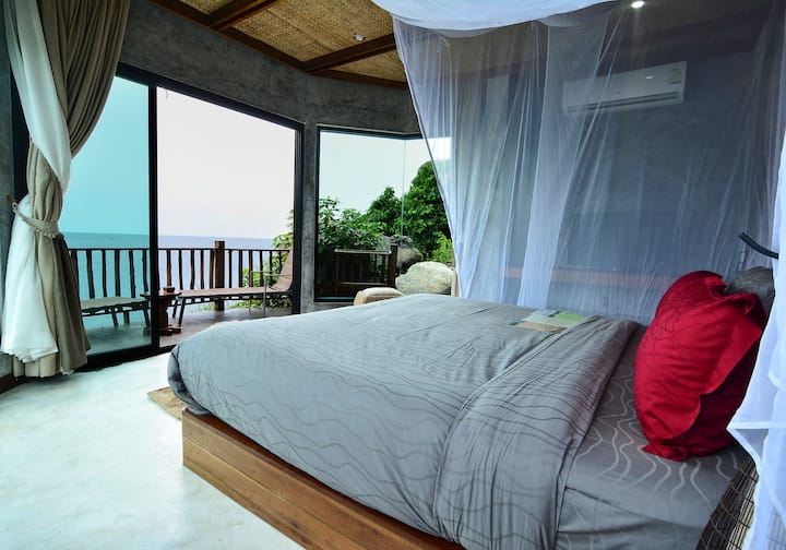 Koh Tao Nice Ocean View @Saidd W/yummy Bfast 1 - 따오 섬