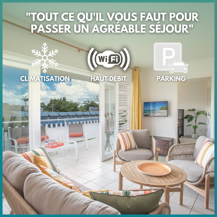 Le Belvédère 8 - Haut Débit, Clim & Parking - Fort-de-France