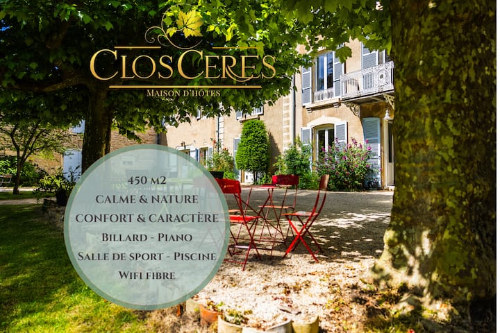 Maison De Maître Clos Ceres Au Coeur Des Vignes - Cluny