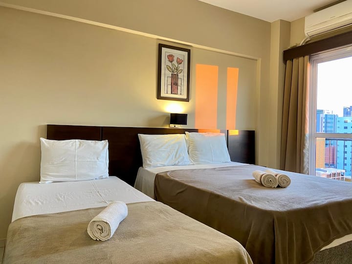 Flat Wifi Tv A Cabo E Ar. Em Frente A Usp Cpo 1008 - Bauru