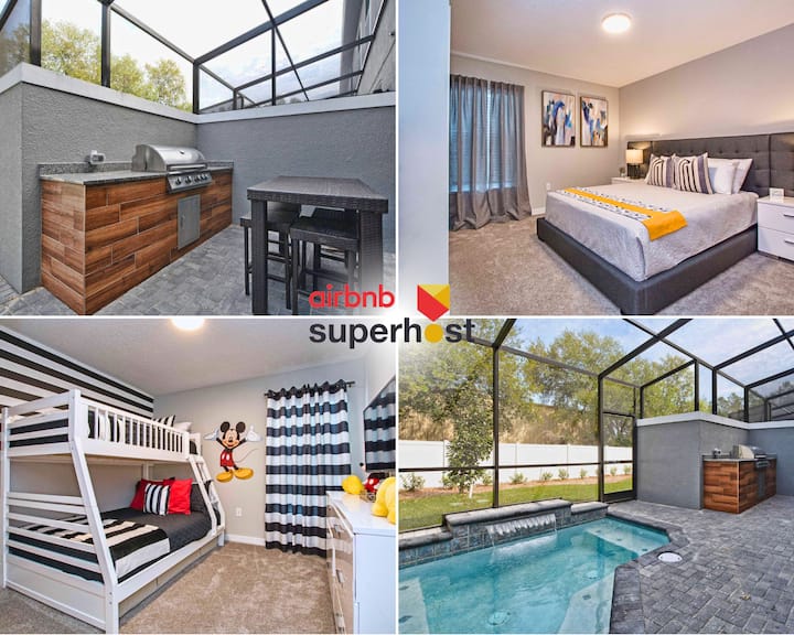 4bd Sunshine Spot: W/ Pool, Bbq & Parks Around! - Kissimmee