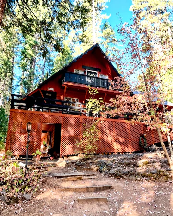 Serenity Pines | Cozy-luxe Cabin Near Pinecrest - Long Barn, CA