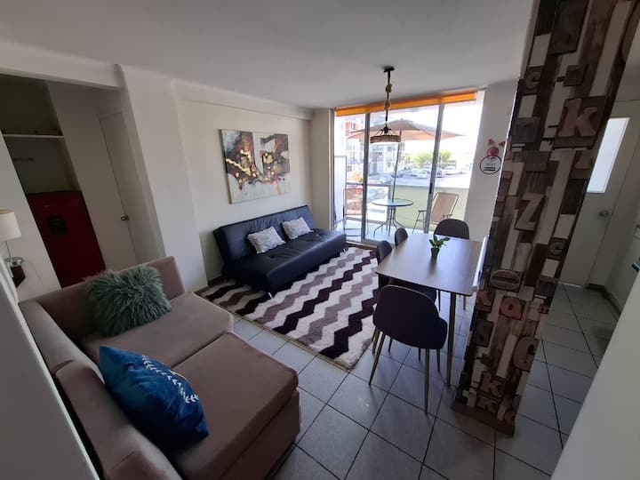 Departamento A 5 Minutos Del Aeropuerto Principal - Pudahuel