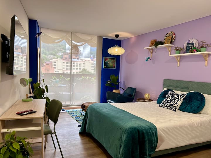 Nuevo! Colibrí - 1 Hab + Terraza Vista Monserrate - Bogotá