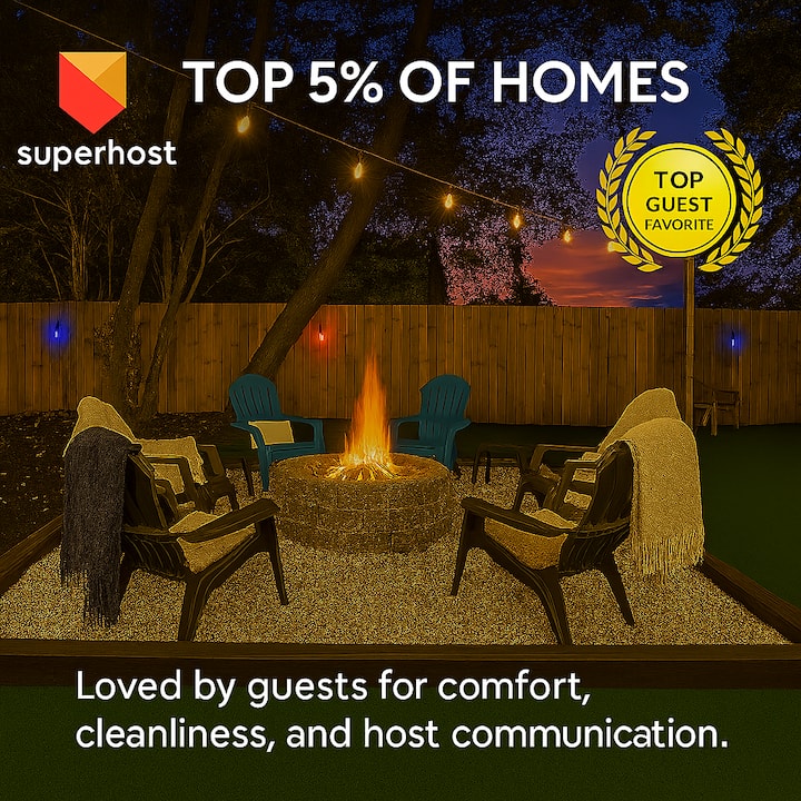 Warm Winter Escape, King Ensuite + Near Airport - Anderson Lake, College Park