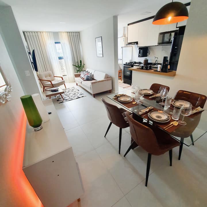 Apê Charmoso | 200m Da Praia | 100% Climatizado - Vila Velha