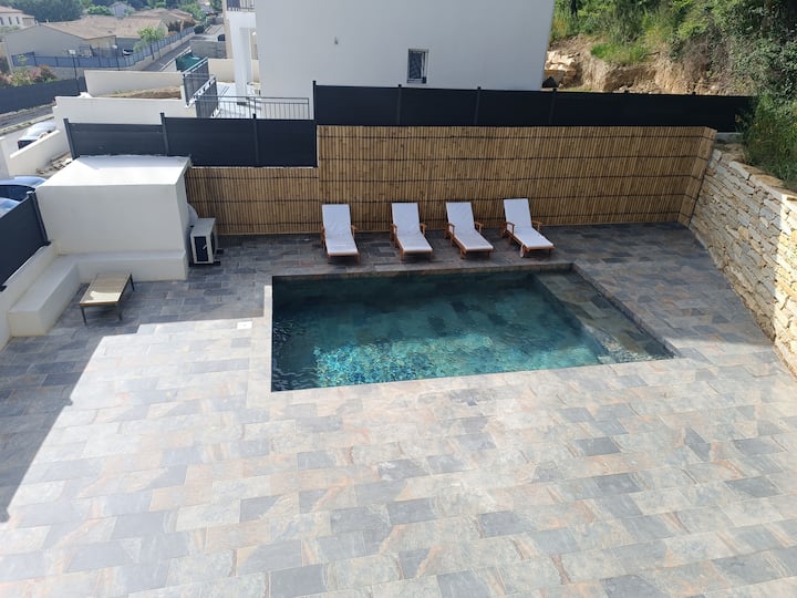 Villa Bali Avec Piscine Chauffée - La Bouilladisse