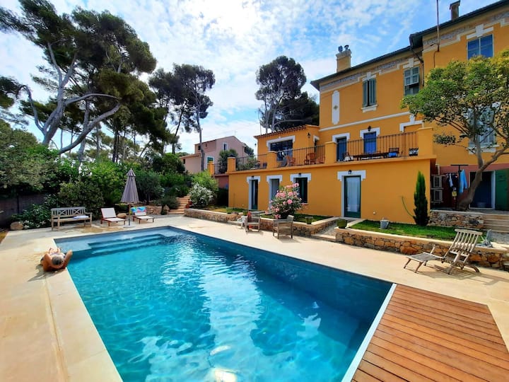 Villa Reine, Lieu D'exception Entre Plages Et Port - Sanary-sur-Mer
