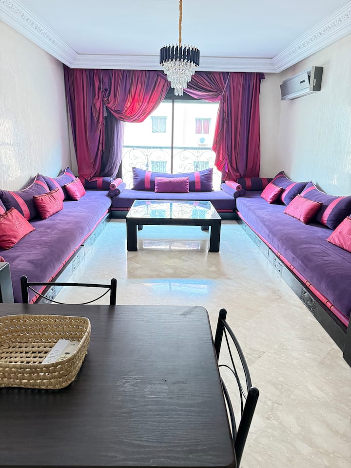 Guéliz - Appart Central, Sécurisé Avec Clim & Wifi - Marrakech