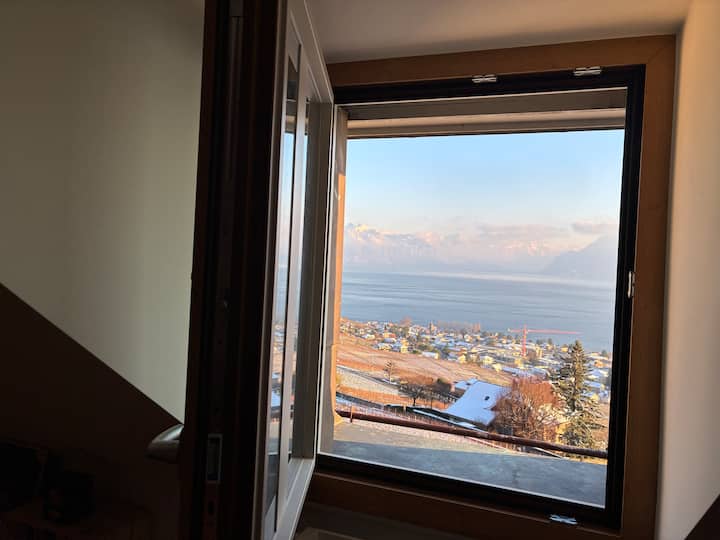 Grandvaux Appartement Avec Vue Imprenable - Lausanne