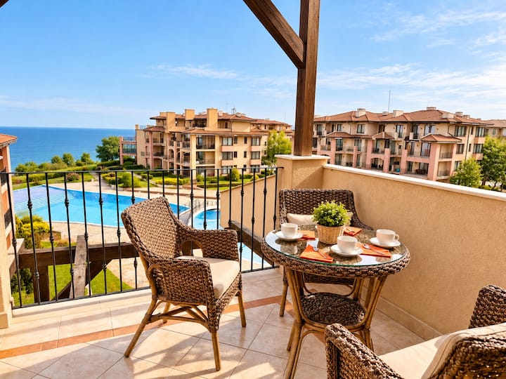 Sea View & Infinity Pool Apartment In Kaliakria 79 - Bulgarie