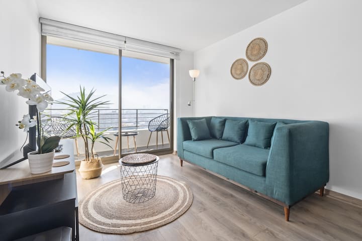 Sky Stay Barrio Italia Con Estacionamiento Gratis - Providencia