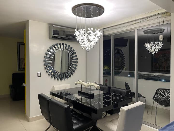 Top Place+condominio+ 3 Hab+wifi+full Equipado - Bucaramanga