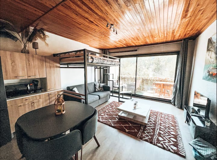 «Ô Soleil» Grand Studio 4 Pers. 200m Des Pistes - Serre Chevalier