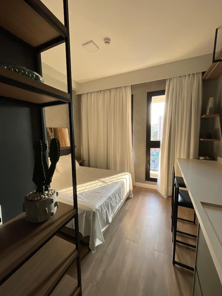 Studio Completo | 5 Min Shopping / Metrô - São Paulo