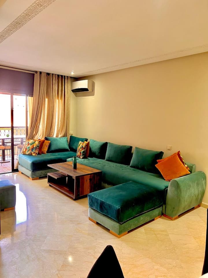ÉLégant Appartement Au Cœur De Guéliz Marrakech - Marrakesh