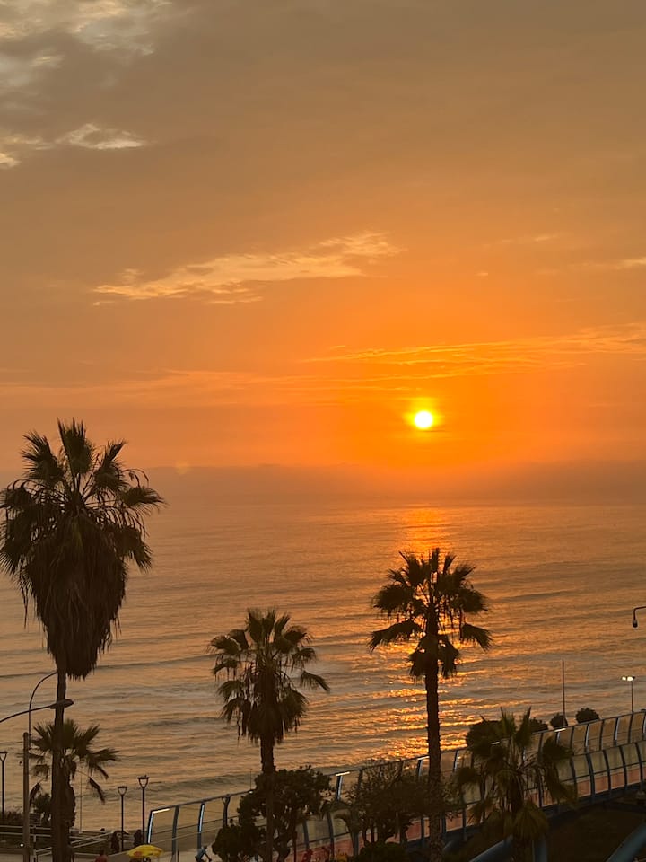 Barranco Miraflores Sunset Views, Modern 2br Apt - Pérou