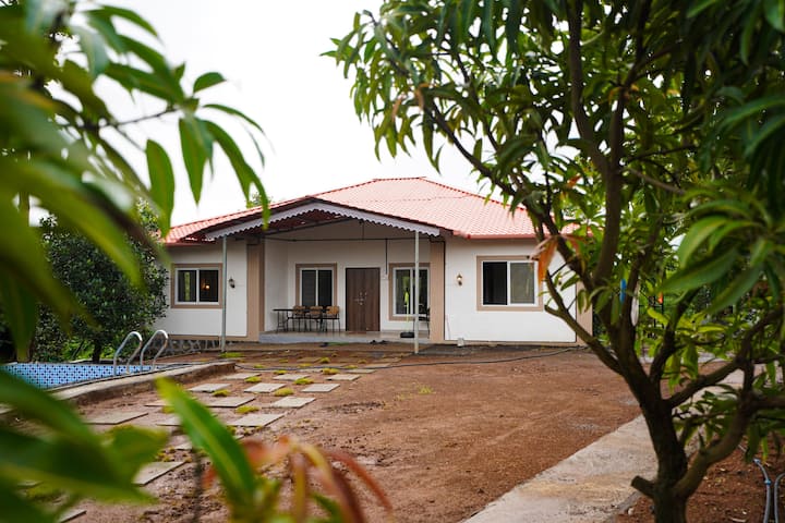 Farm Tales - 4bhk Farmhouse Villa With Pool - Vada