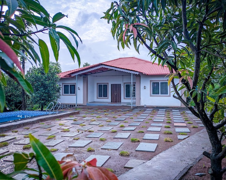 Farm Tales - 4bhk Farmhouse Villa With Pool - Vada