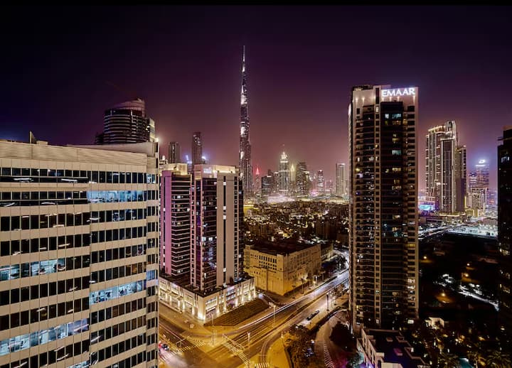1br | Guest Fav | Burj Khalifa Views From Bedroom - Dubai