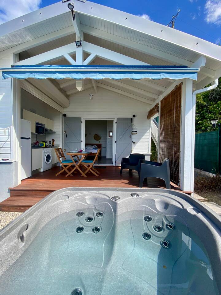 Bungalow Vue Mer Avec Jacuzzi Privé- Havre De Paix - Martinique