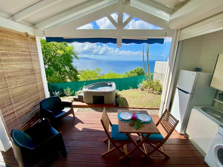 Bungalow Classé 2 éToiles Avec Jacuzzi Et Vue Mer - Martinique