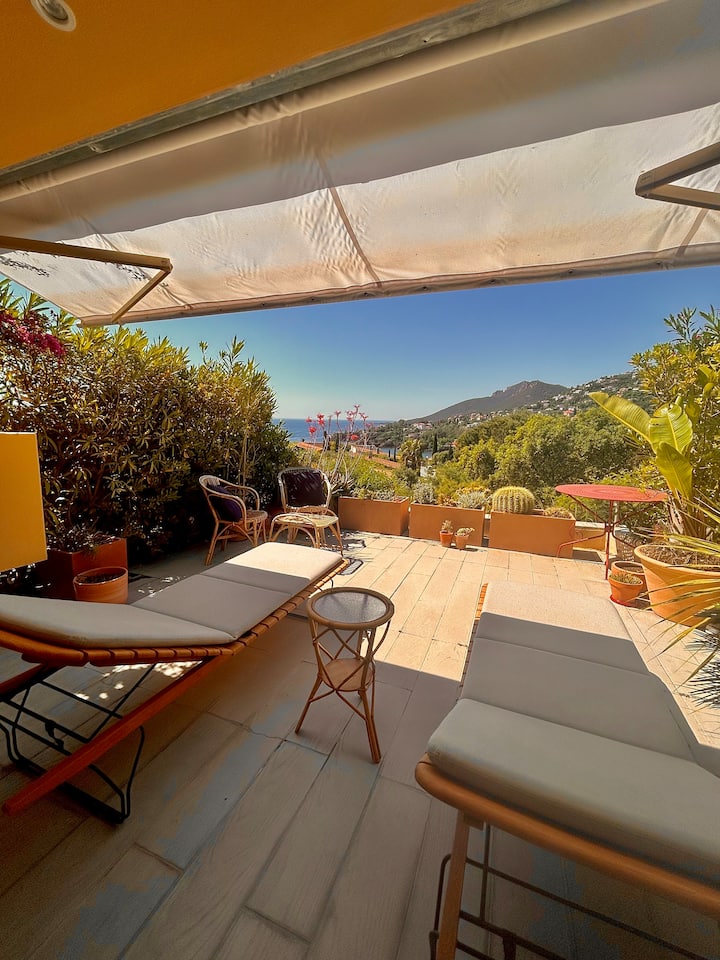 Duplex Vue Sur La Mer - Théoule-sur-Mer