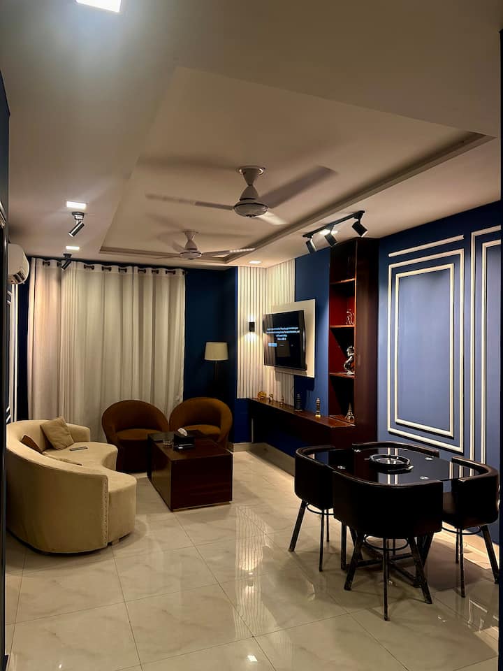 3bhk Blue Theme Luxurious Apartment - Punjab
