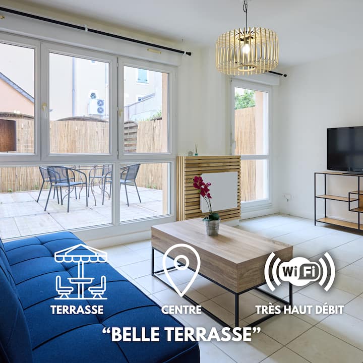 La Terrasse Du Bonheur - Hypercentre Le Mans - ibis Le Mans Centre