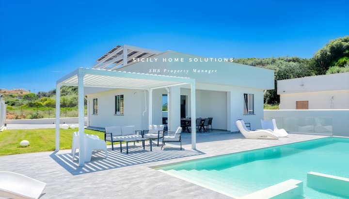 Villa Stella Piscina Privata A 500 Metri Dal Mare - Balestrate