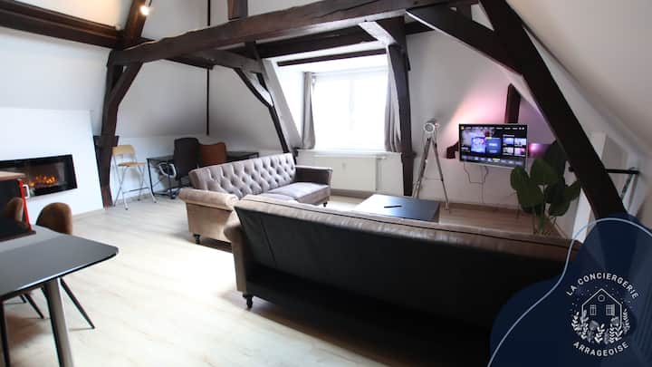 Loft à Arras • 3 Ch • 7 Personnes • Hypercentre - Arras