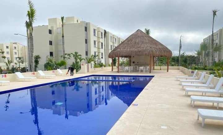 Sur Azul, 5 Min De Zamna, 2br, Wifi, Piscina, Ac - Tulum