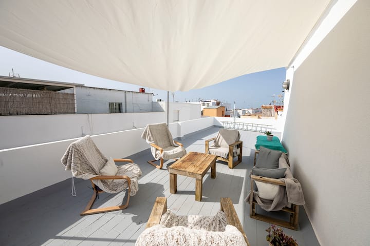 Maison Familiale à Barbate Patio & Azotea - Zahara de los Atunes