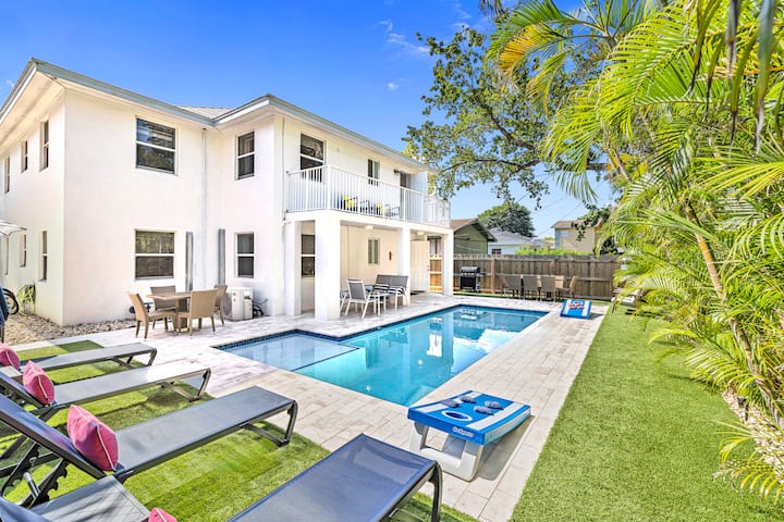 Large 8 Beds/4 Bath Heated Pool House Delray Beach - Delray Beach, FL